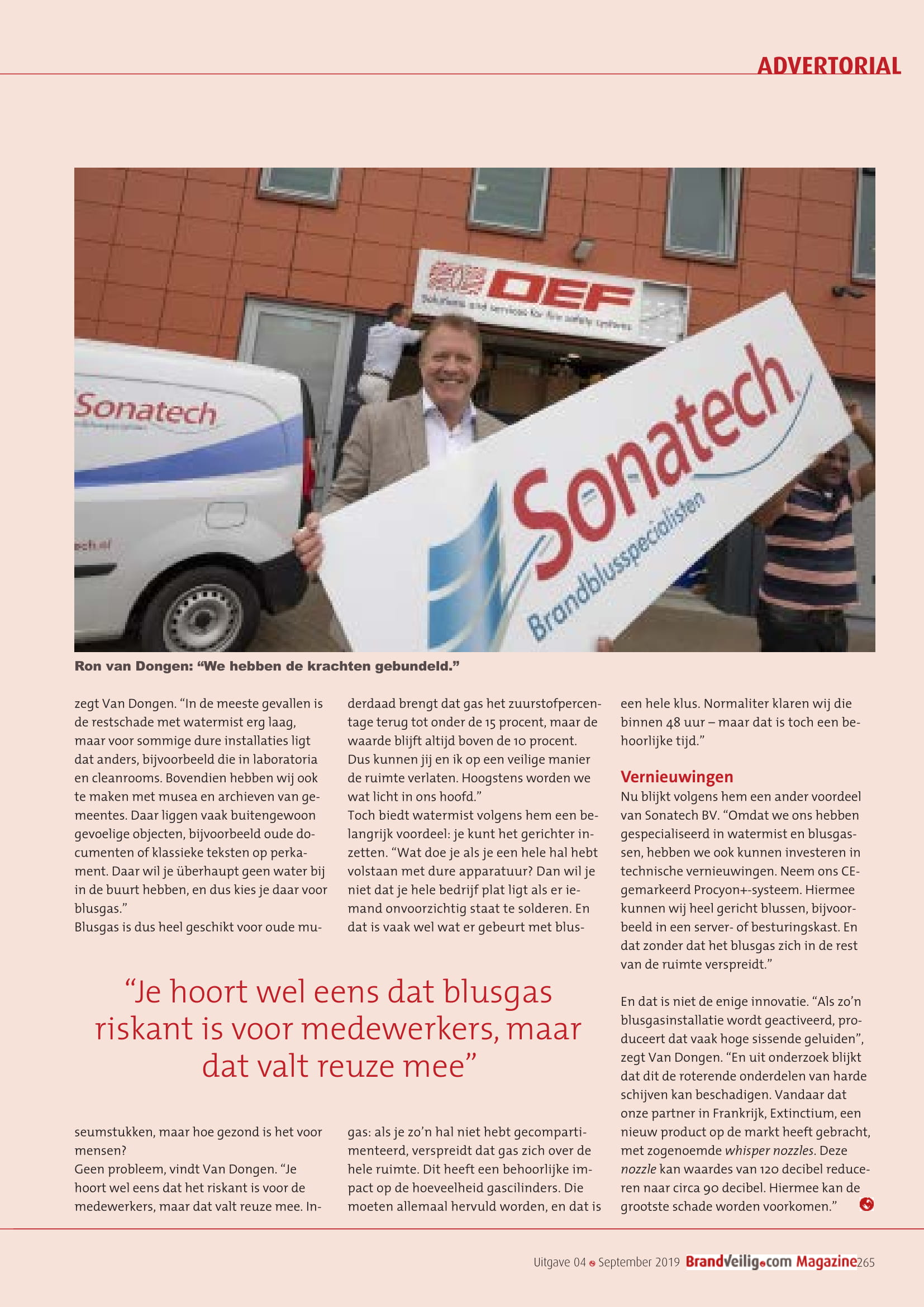 Nieuws en actualiteiten Sonatech BV